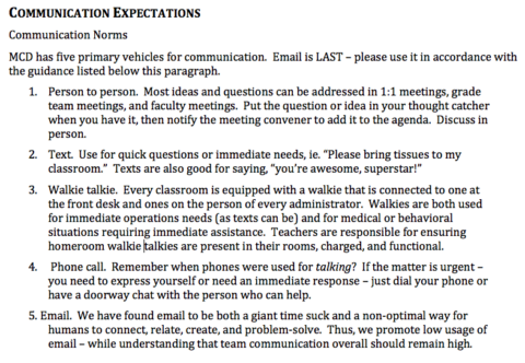 Communication Expectations: Sample Alert! | The Together Group